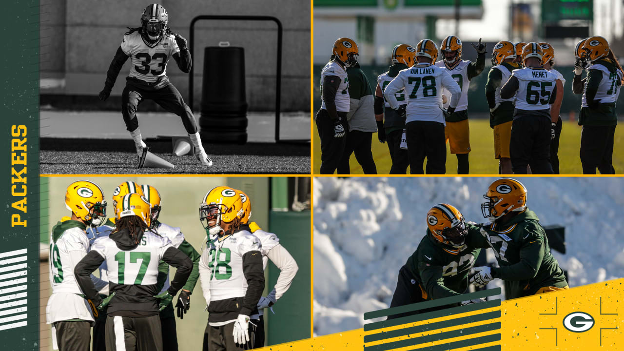 Practice Photos: Packers begin on-field prep for Minnesota Vikings