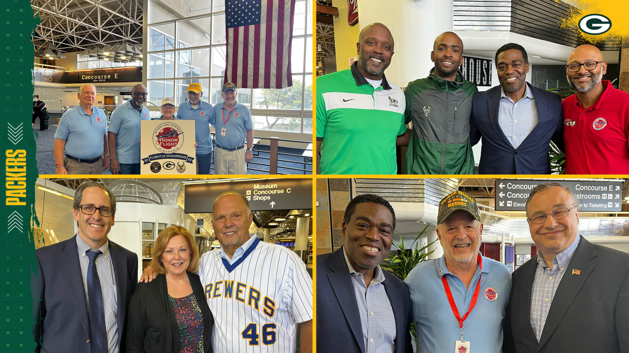 Stars and Stripes Honor Flight teams up with Packers, Brewers and Bucks ...