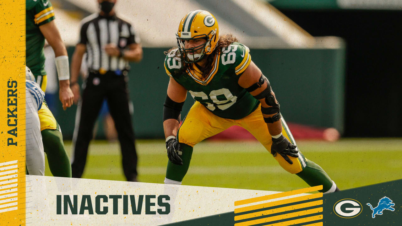 All-Pro LT David Bakhtiari active Sunday for Green Bay | Packers-Lions inactives