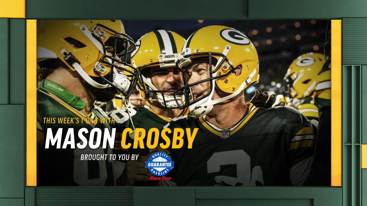 Mason Crosby 1-on-1: 'I'm having the time of my life with this team'