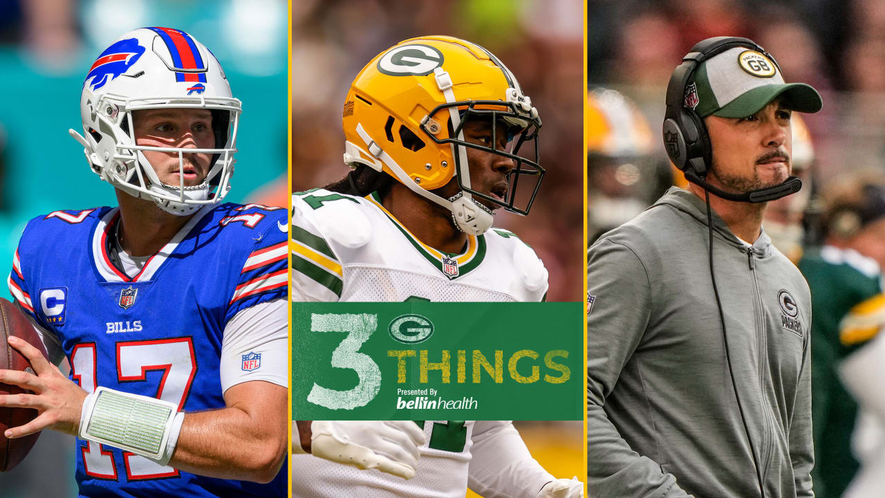 Three Things: Josh Allen, Sammy Watkins and a big opportunity