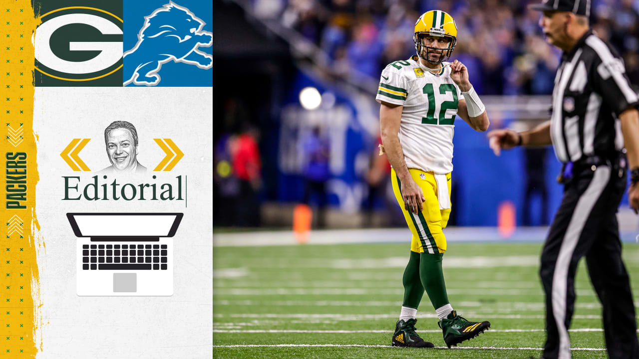 No matter how frustrated, Aaron Rodgers isn’t giving up