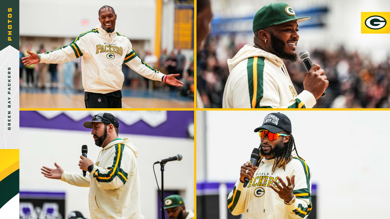 Photos: Packers Tailgate Tour visits with high school students & athletes