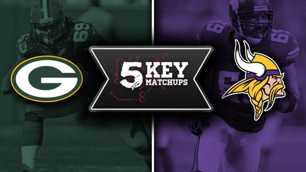 Packers vs. Vikings: Five key matchups
