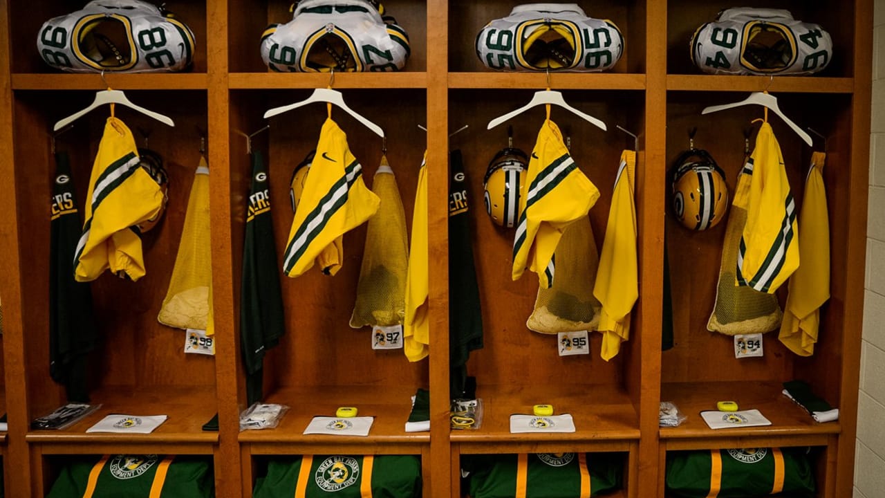 Packers locker room tour at Ford Field