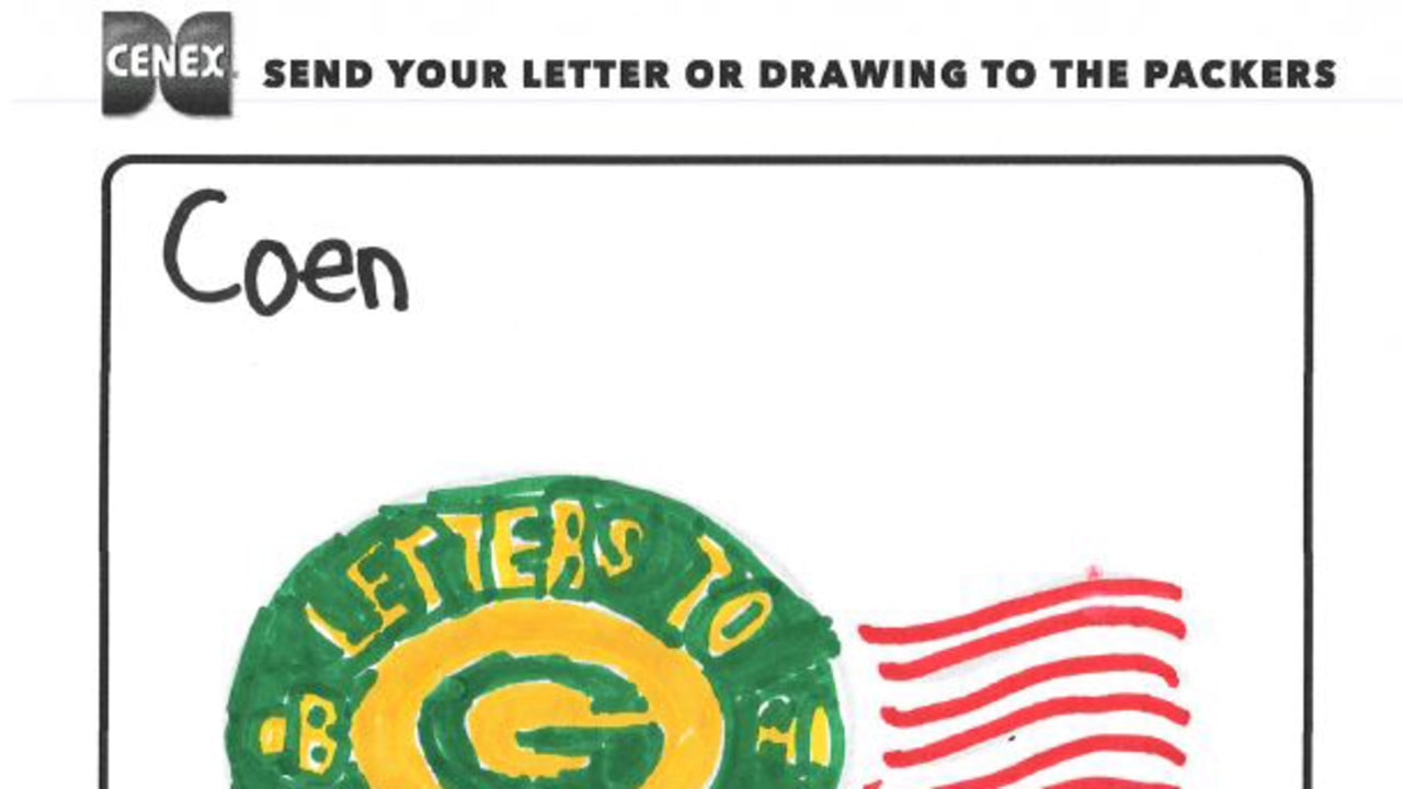 Kids write Packers letters before Jaguars matchup