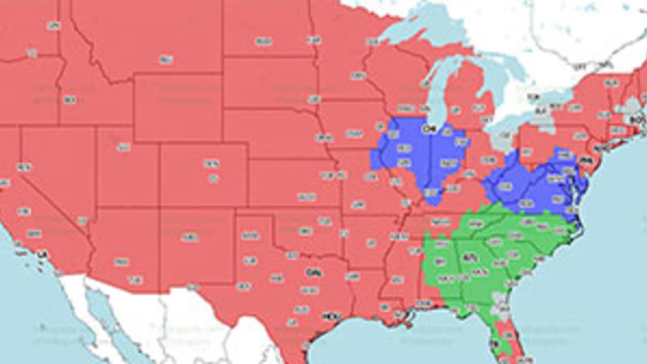 TV map: Where to watch Packers-Vikings