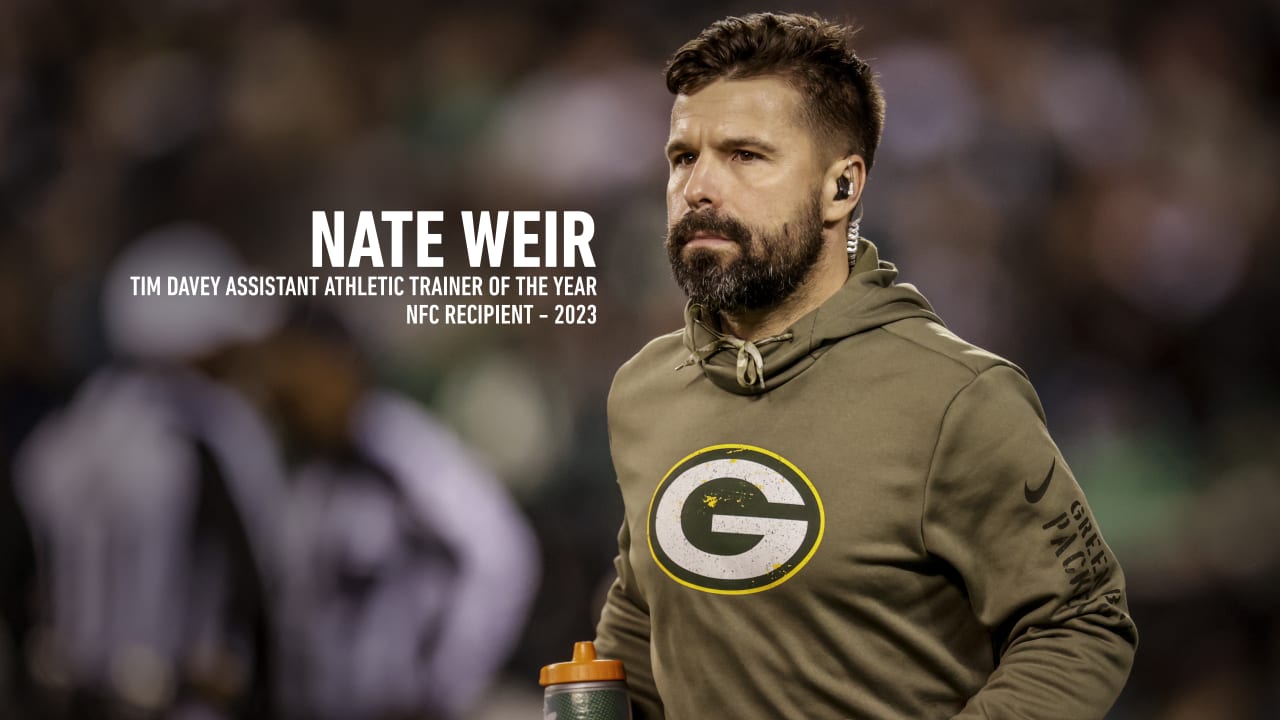 Nate Weir honored as NFC Assistant Athletic Trainer of the Year