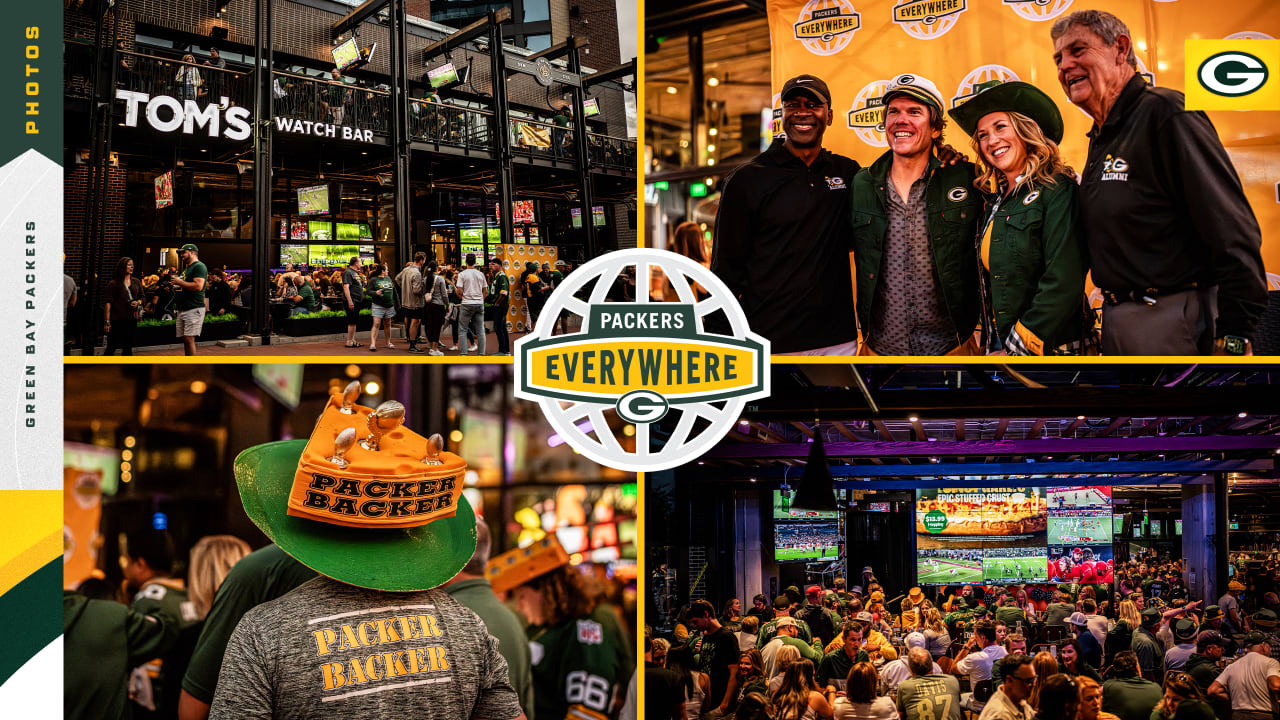 Fans take over Denver bar at Packers Everywhere pep rally