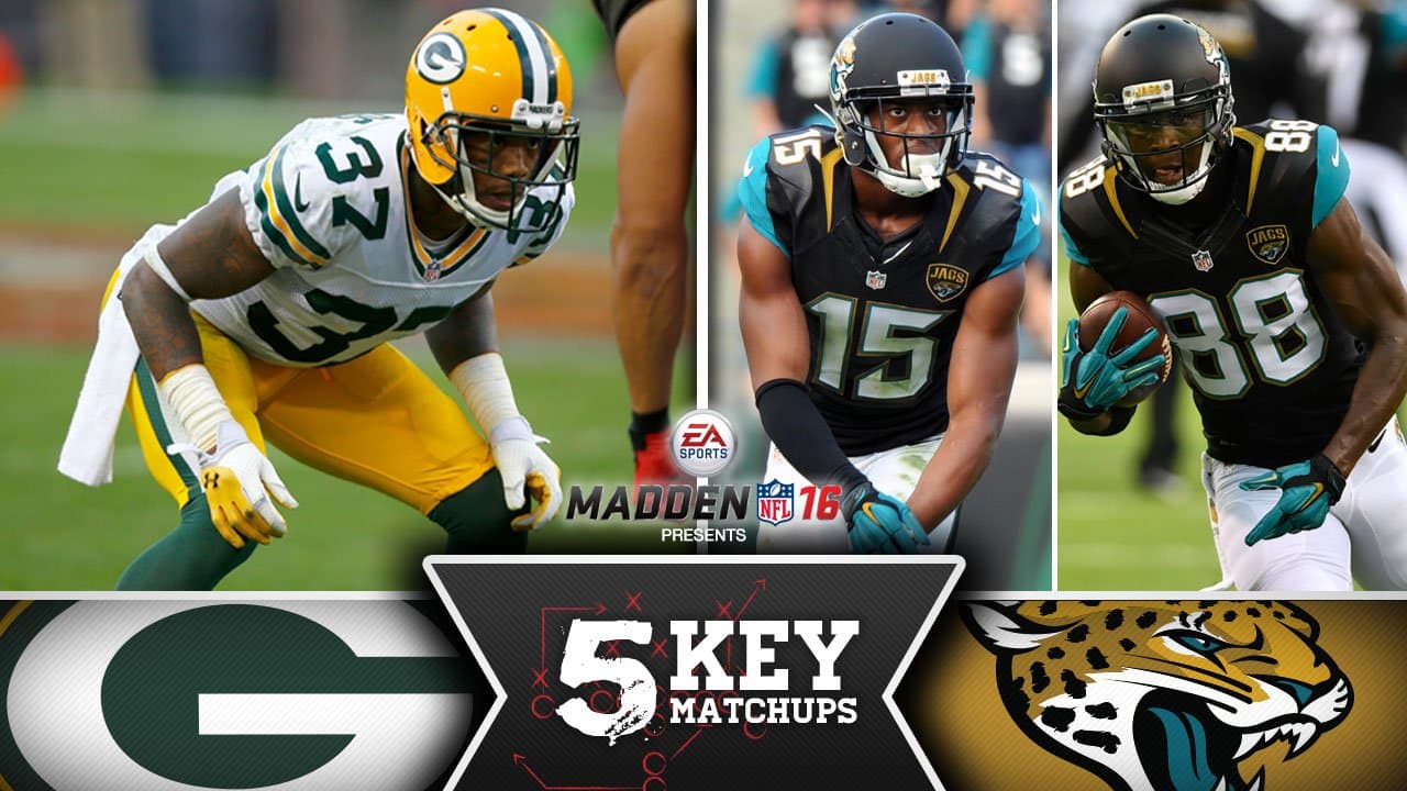 Packers at Jaguars: Five key matchups