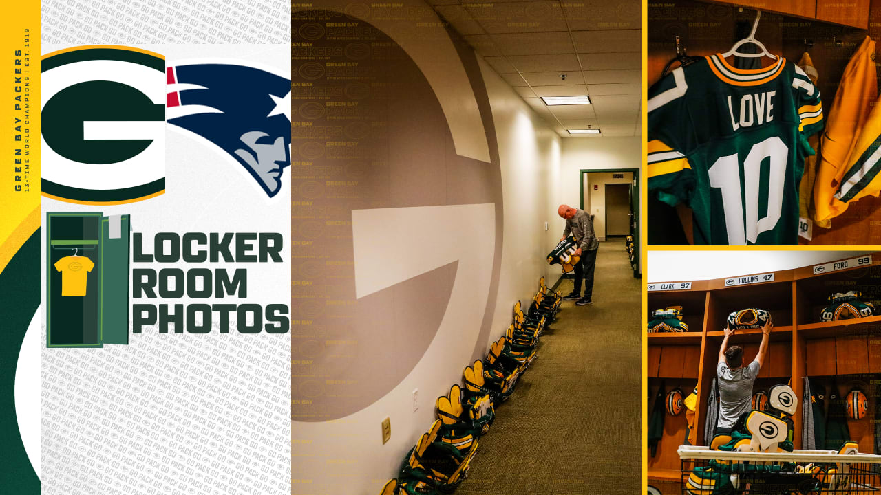 Photos: Packers' equipment staff sets Lambeau Field locker room ...