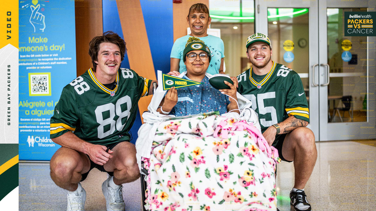 Packers visit patients at Children's Wisconsin