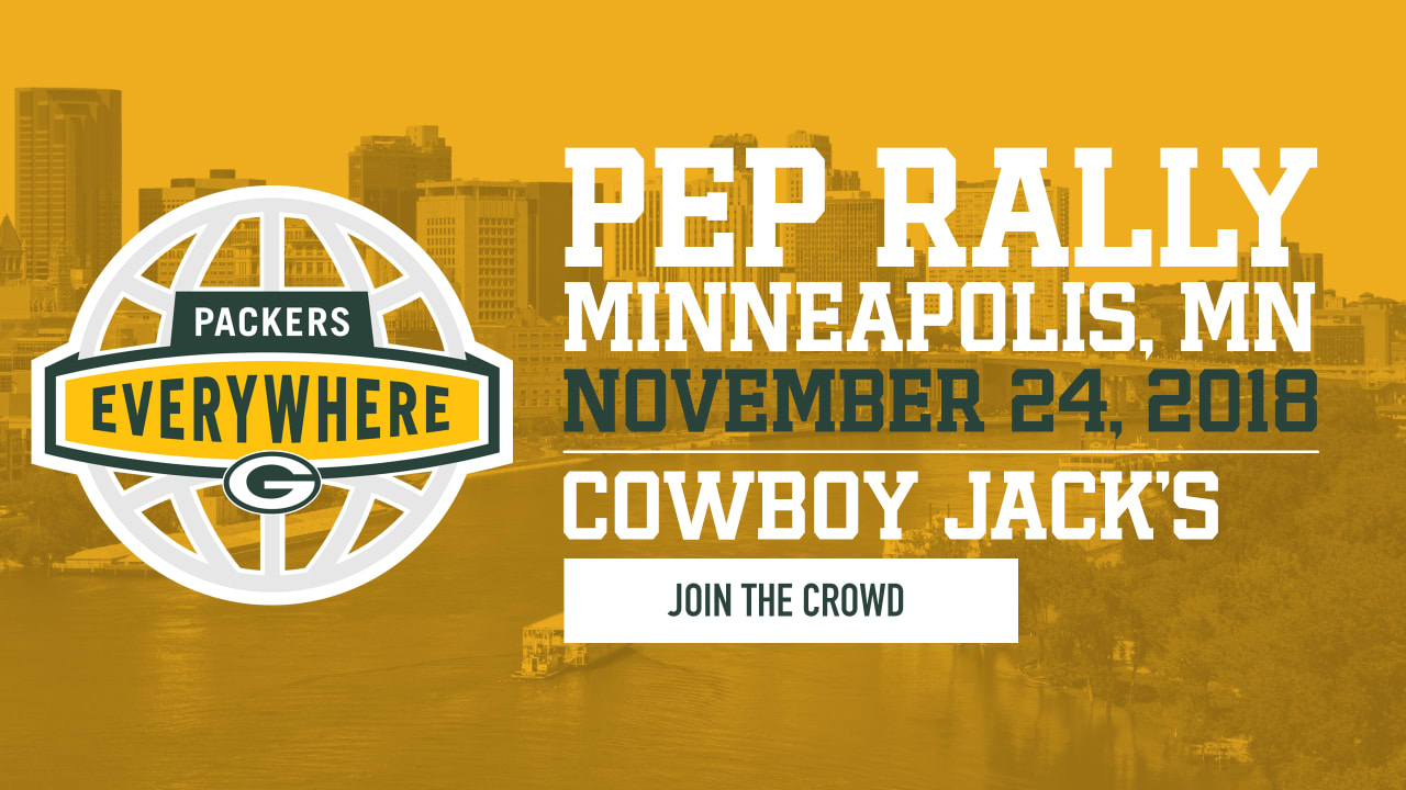 Packers Everywhere set to host free pep rally in Minneapolis
