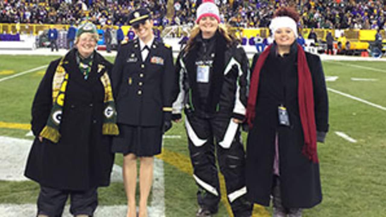 Shannon Frazier and family saluted Sunday for Operation Fan Mail