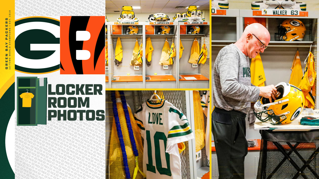 Inside the Packers' locker room in Cincinnati | Packers vs. Bengals