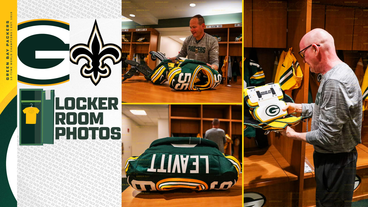 Photos: Packers' equipment staff sets Lambeau Field locker room for ...