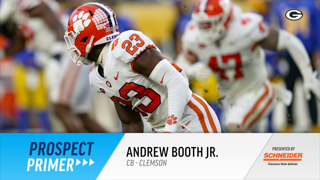 Prospect Primer: Andrew Booth Jr., CB, Clemson