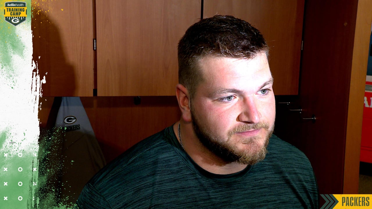 Josh Myers knows there can't be a drop-off in the offensive line ...