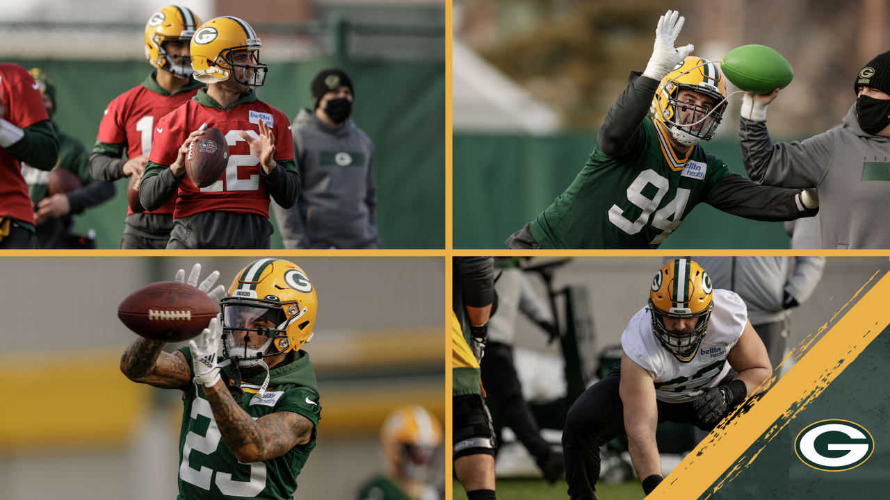 Practice Photos: Packers put in work on New Year's Eve