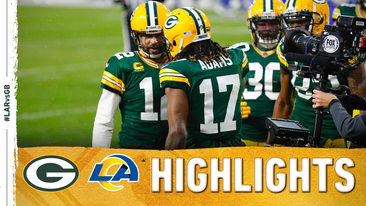 Davante Adams loses Jalen Ramsey on quick 1-yard TD vs. Los Angeles Rams