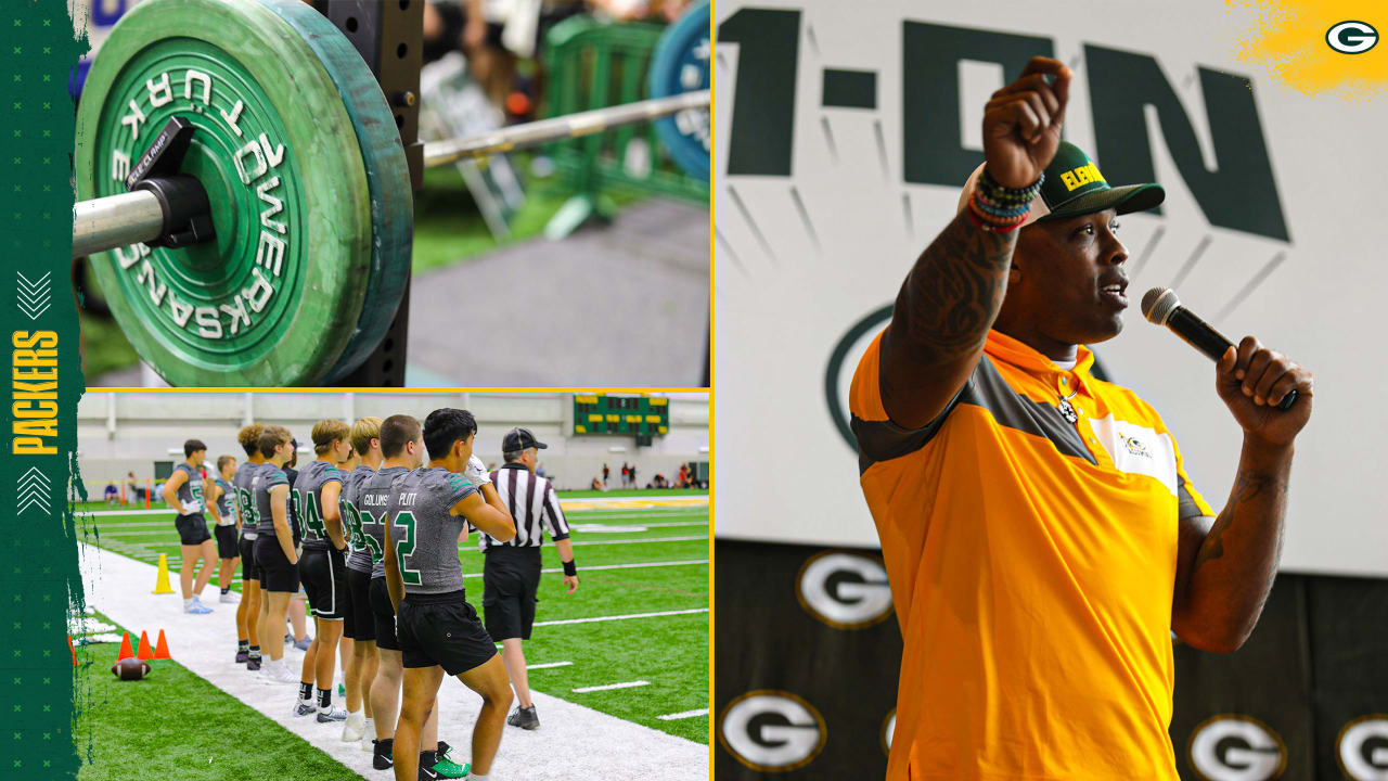 Photos: Packers host 11-ON skills challenge inside Don Hutson Center