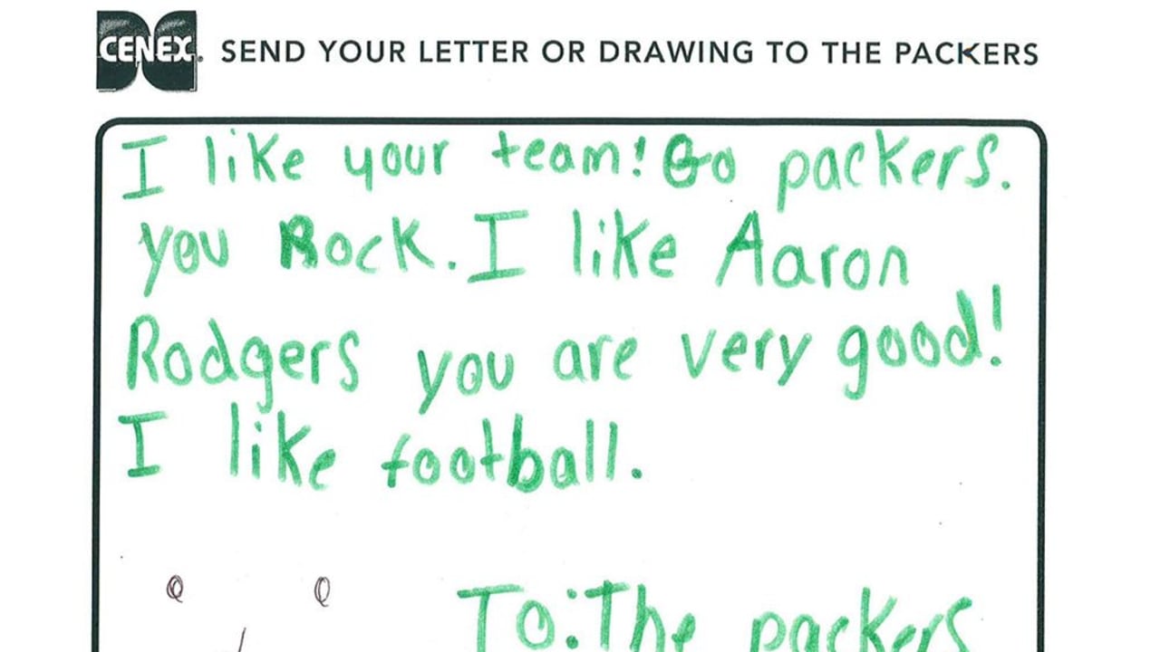 Packers receive letters from fans Packers receive letters from fans