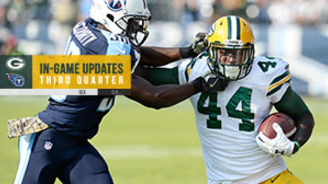 Packers trail 41-25 heading into fourth