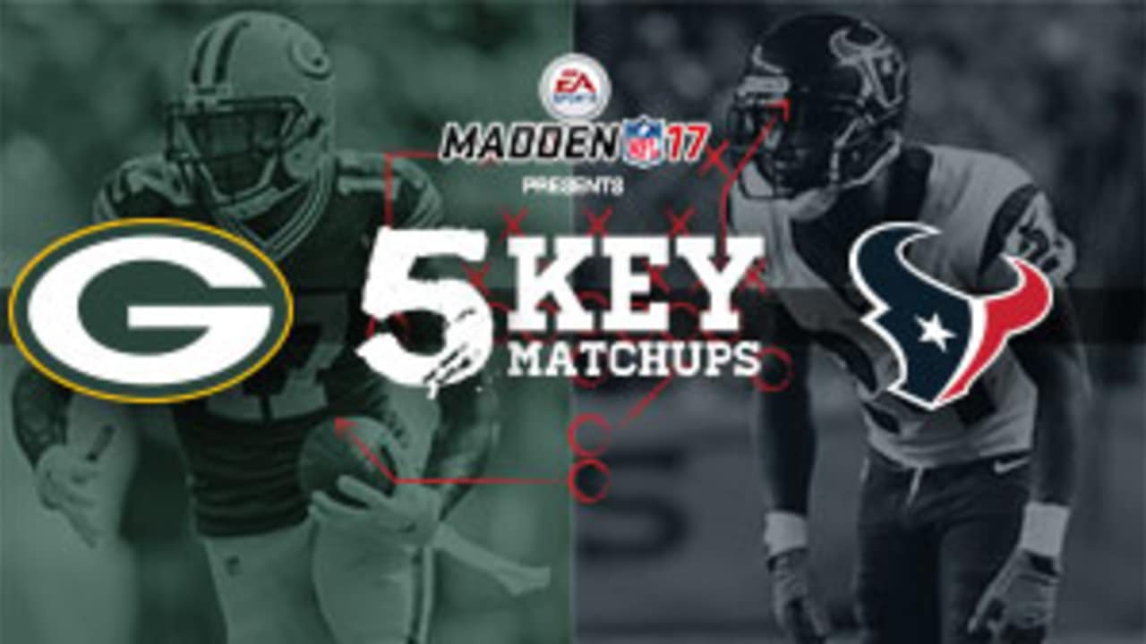 Packers vs. Texans: Five key matchups