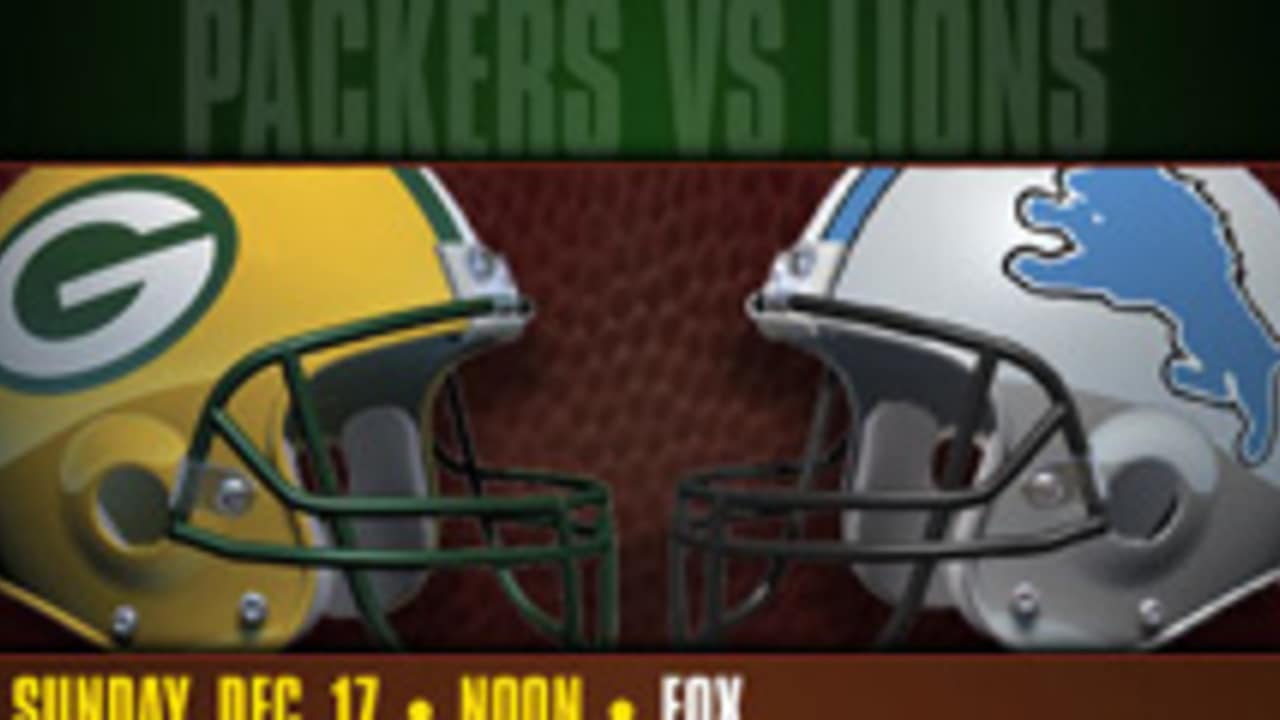 Download The Packers-Lions Week 15 Dope Sheet