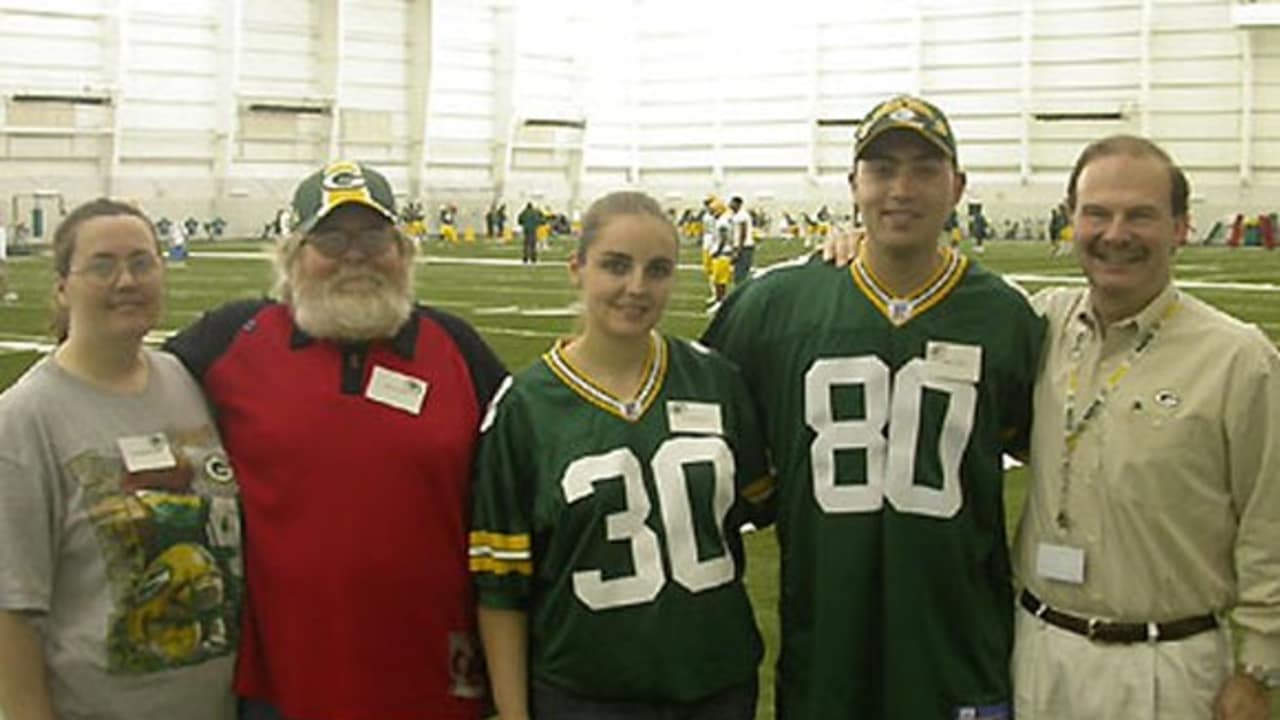 Sergeant Mike Cain Visits The Packers Mini-Camp