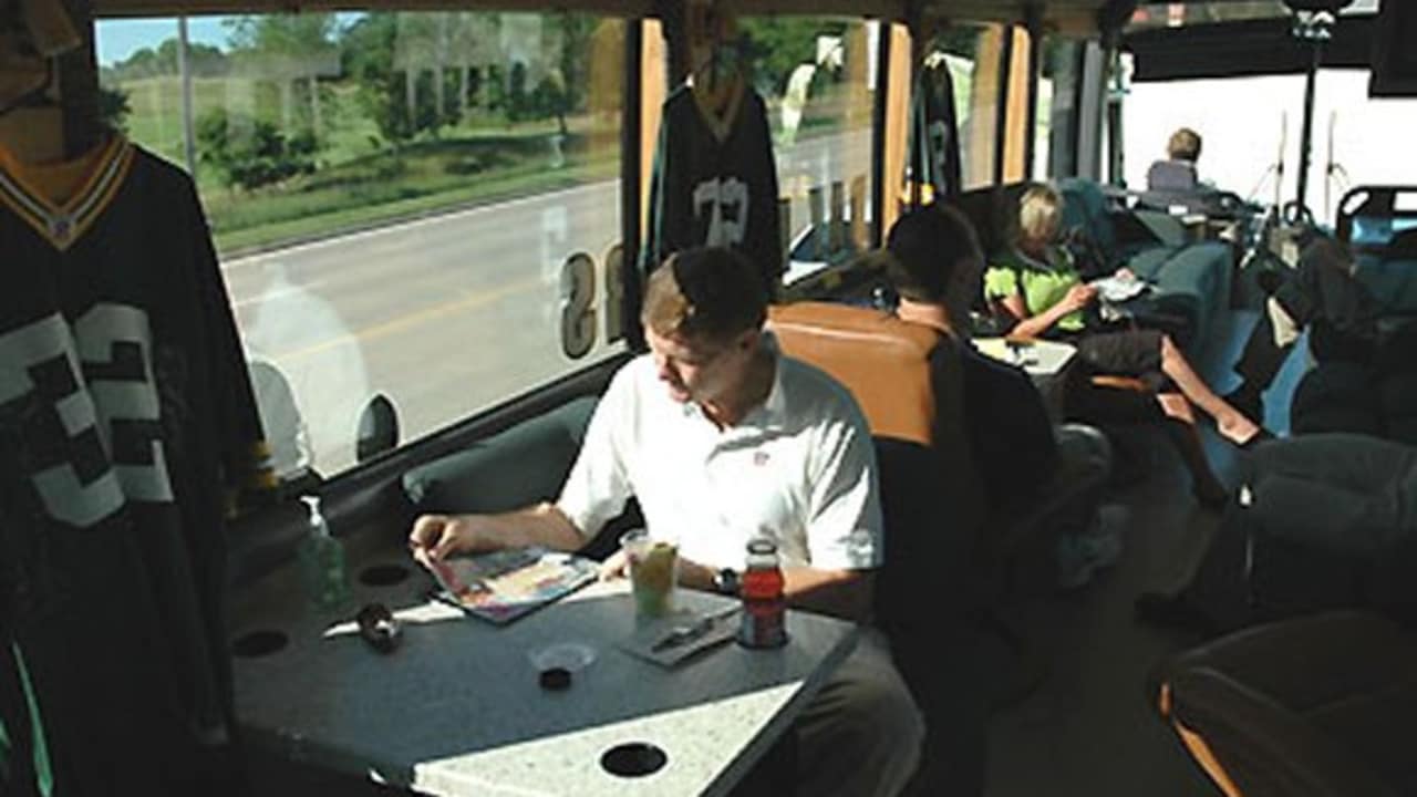 Packers Tailgate Tour - On The Bus