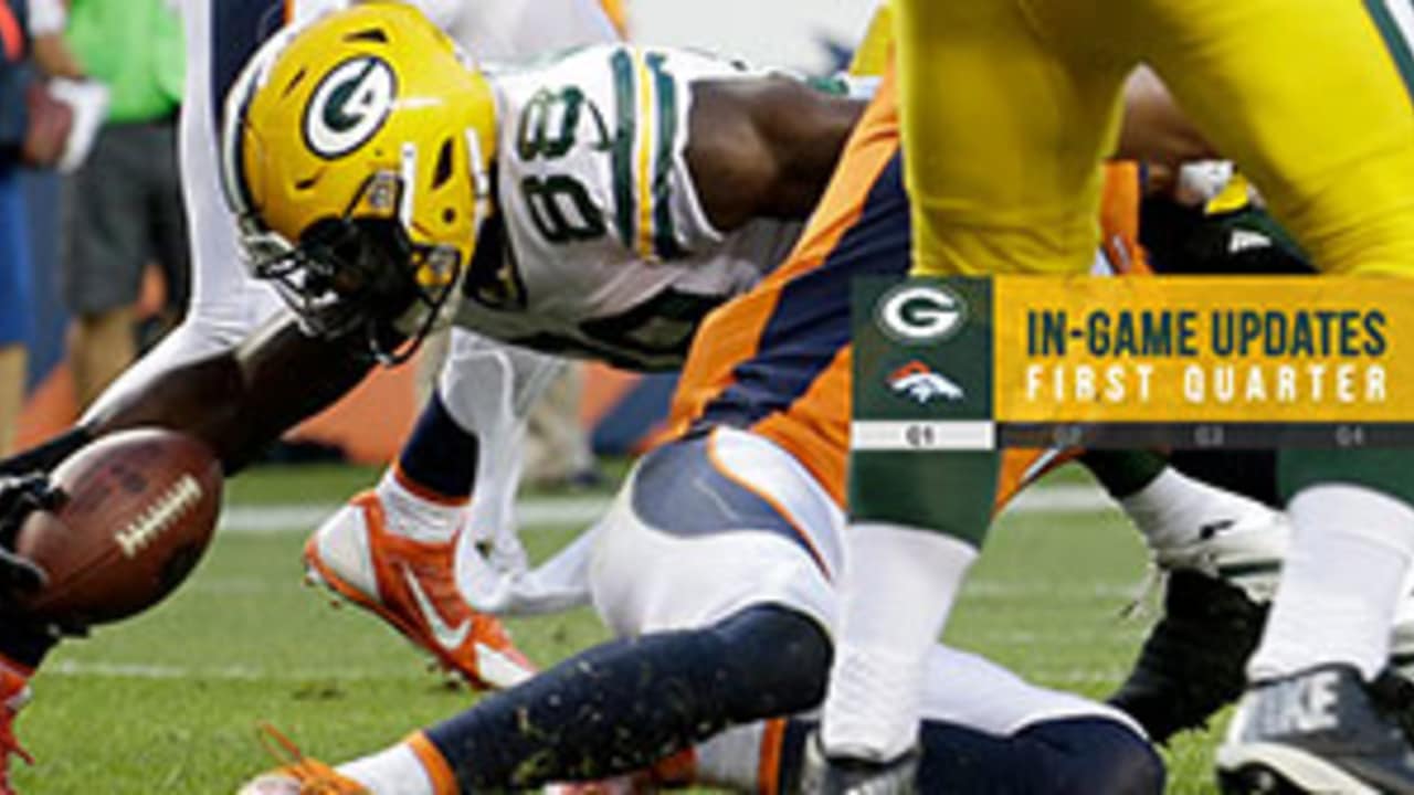 Packers lead Broncos 10-7 after one