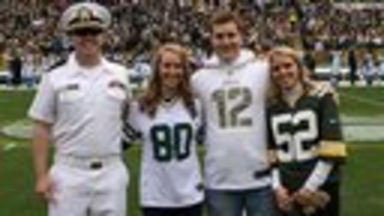 Garrett Thomas saluted Sunday for Operation Fan Mail
