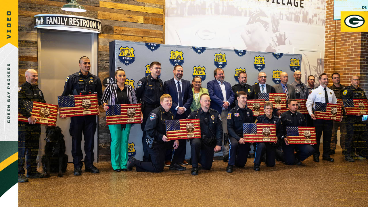 Packers honor Protect and Serve Award winners Packers honor Protect and Serve Award winners