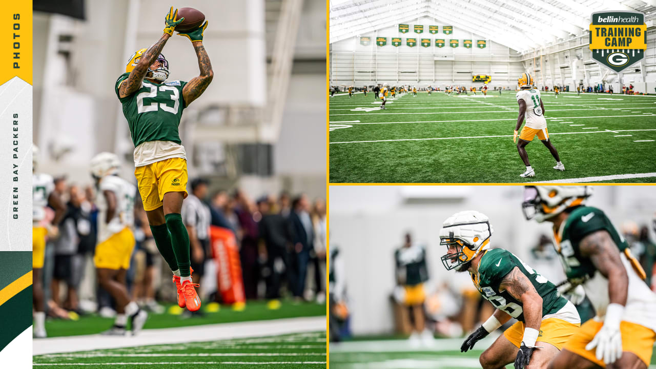 Photos: Rain moves Packers practice inside the Don Hutson Center
