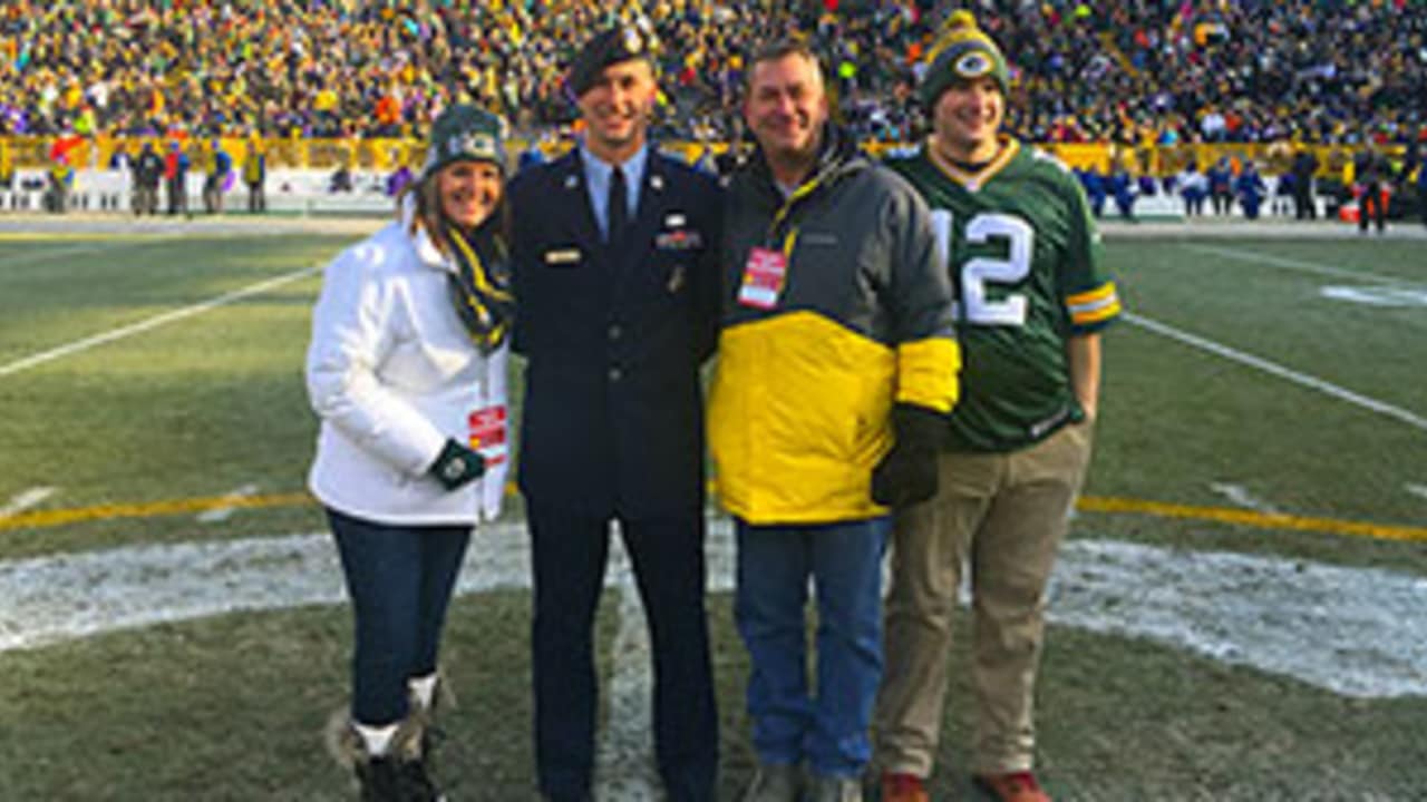 U.S. Air Force Senior Airman James German saluted Saturday for ...