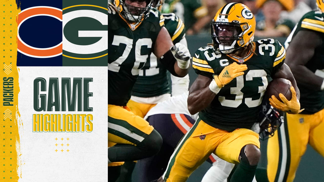 Aaron Jones bursts for 36 yards | Packers vs. Bears