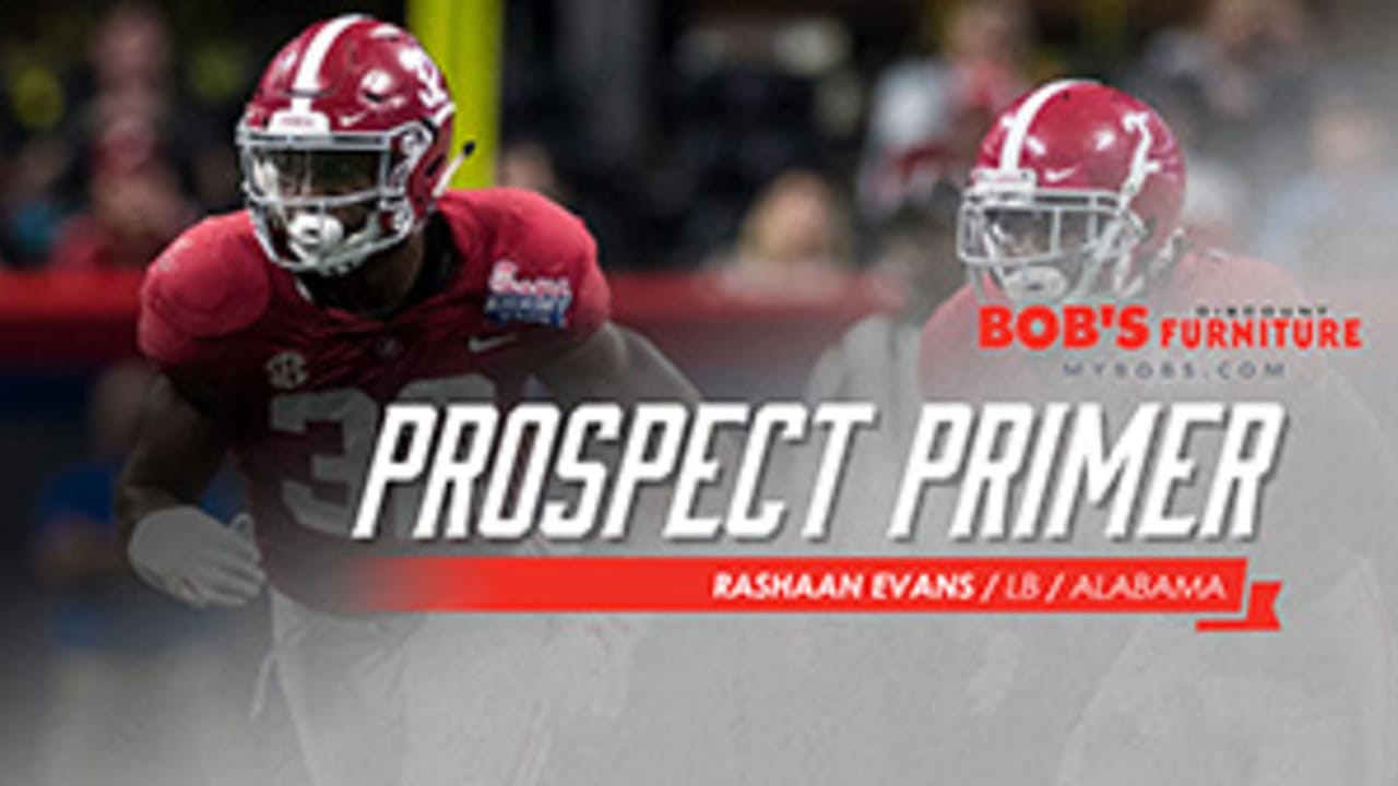 Prospect Primer: LB Rashaan Evans, Alabama