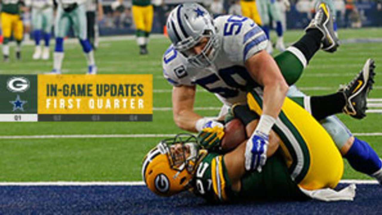 Packers take 7-3 lead after one, driving for more