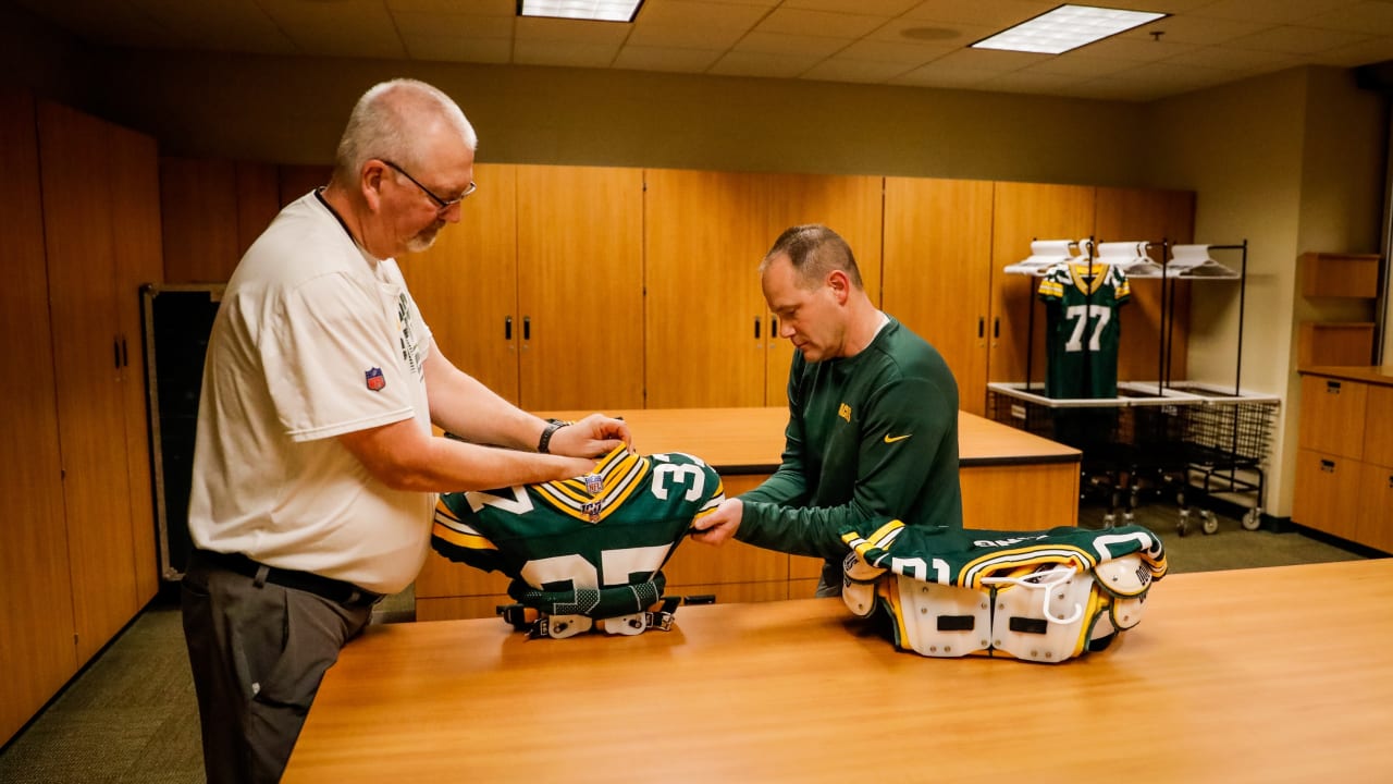 Photos: How the Packers' equipment staff prepares the uniforms
