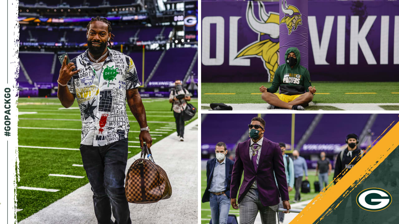 Photos: Packers arrive for Sunday's regular-season opener