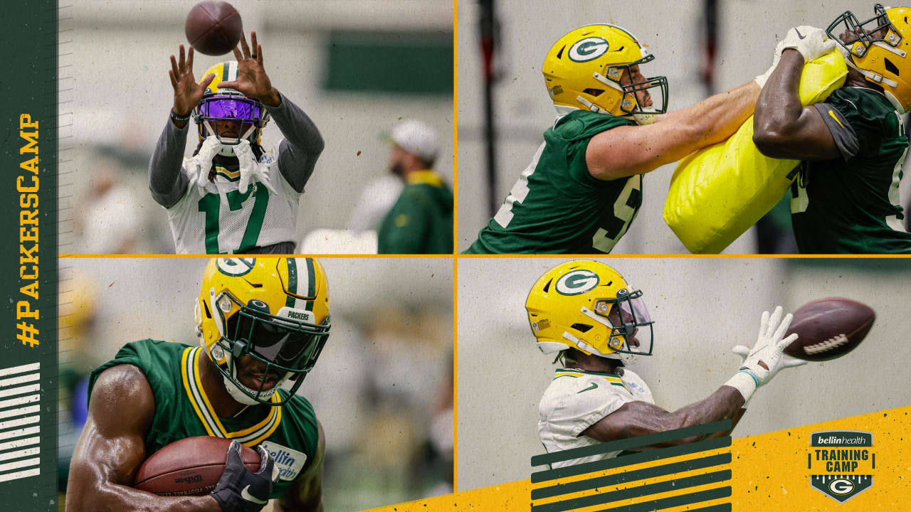 Photos: Rain moves Packers practice inside Don Hutson Center
