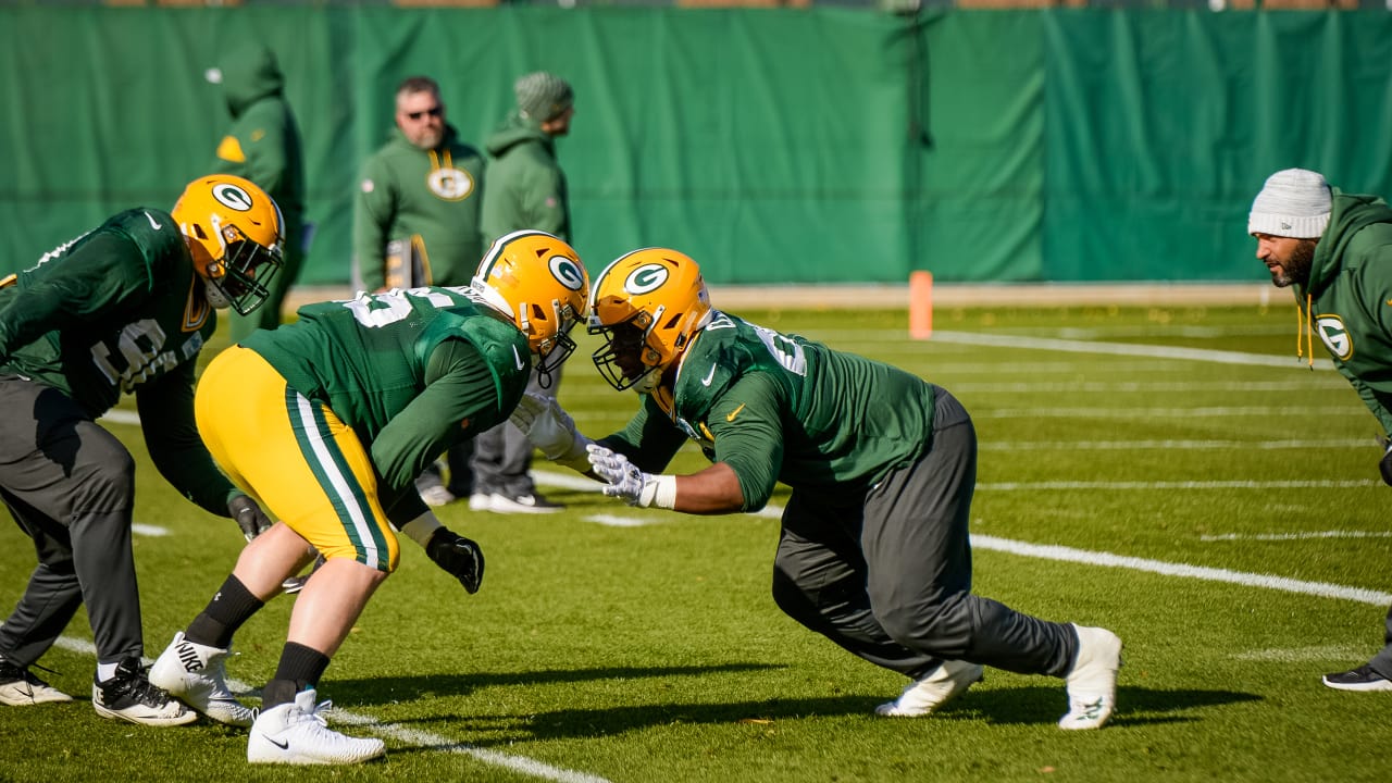 Packers practice at Clarke Hinkle Field