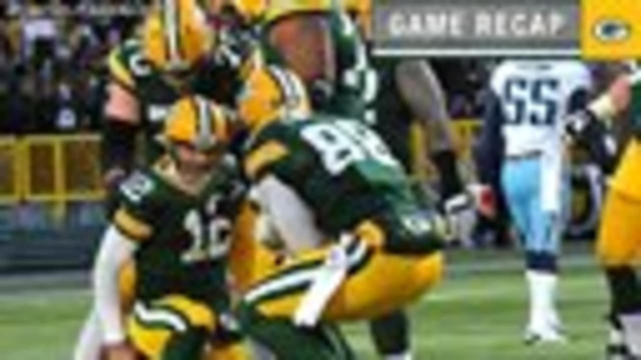 Packers have the right look in 55-7 win over Titans