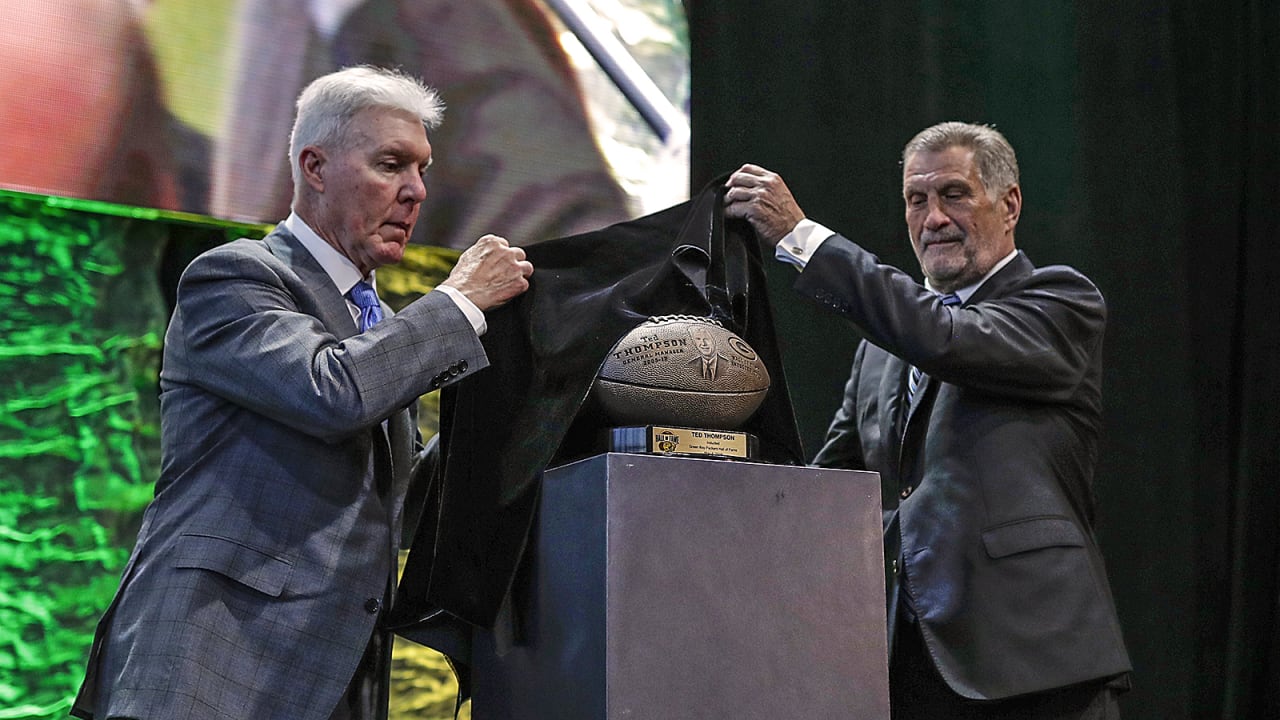Photos: Ted Thompson is inducted into Packers Hall of Fame