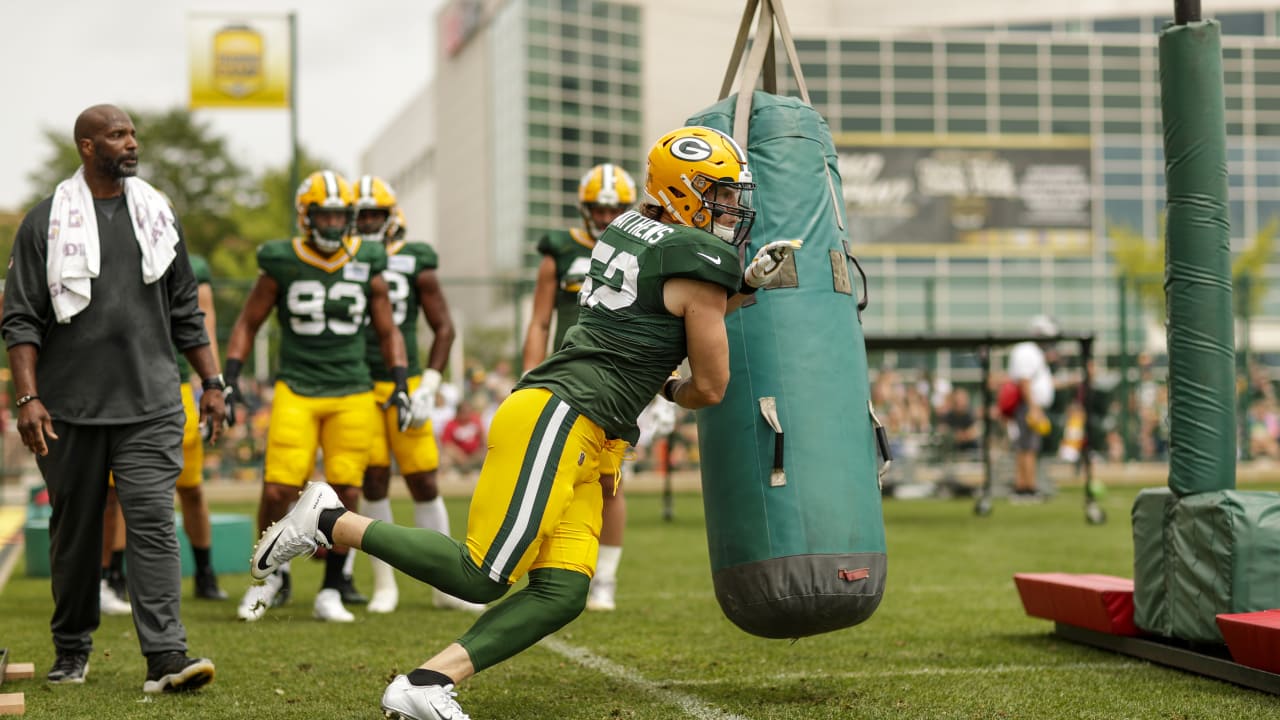 Packers practice at Ray Nitschke Field