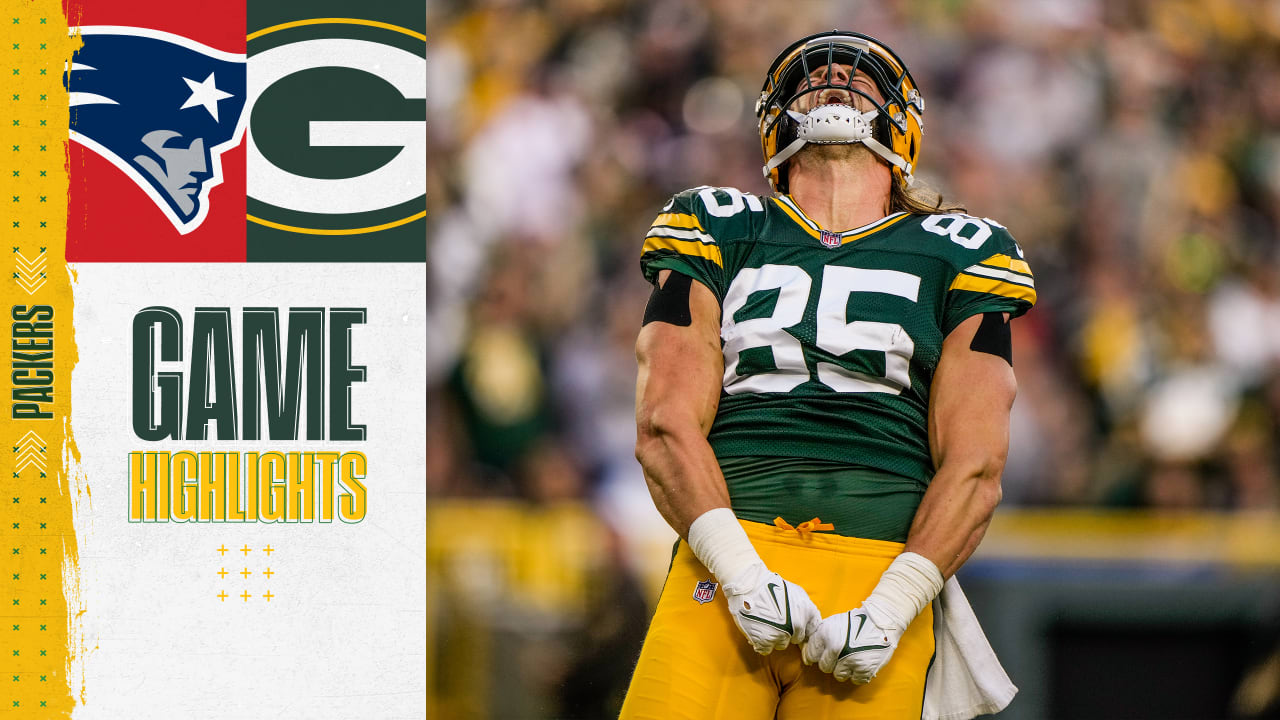 Aaron Rodgers Fires Fastball Td To Robert Tonyan Packers Vs Patriots