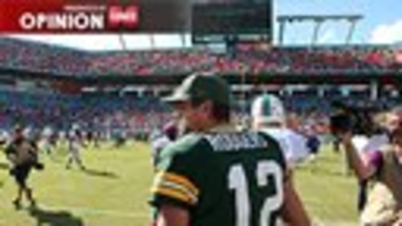 I agree with Aaron Rodgers; sideline too crowded
