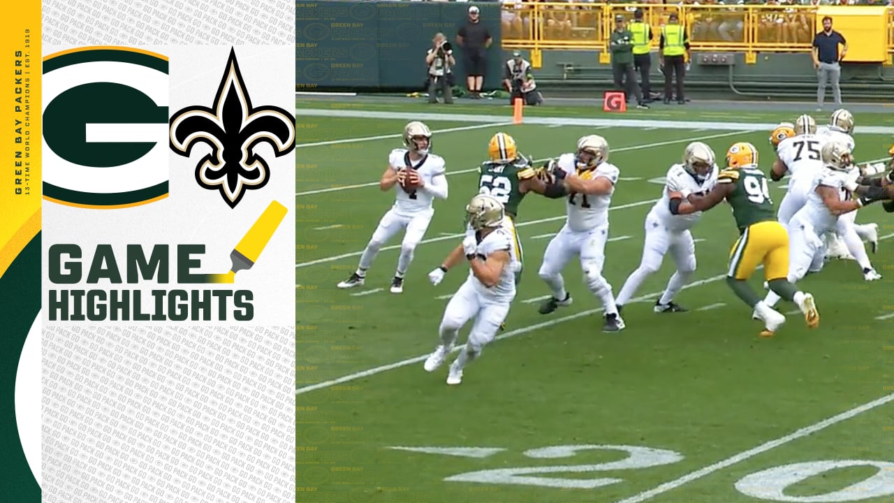 Rashan Gary sacks Derek Carr on third down | Packers vs. Saints