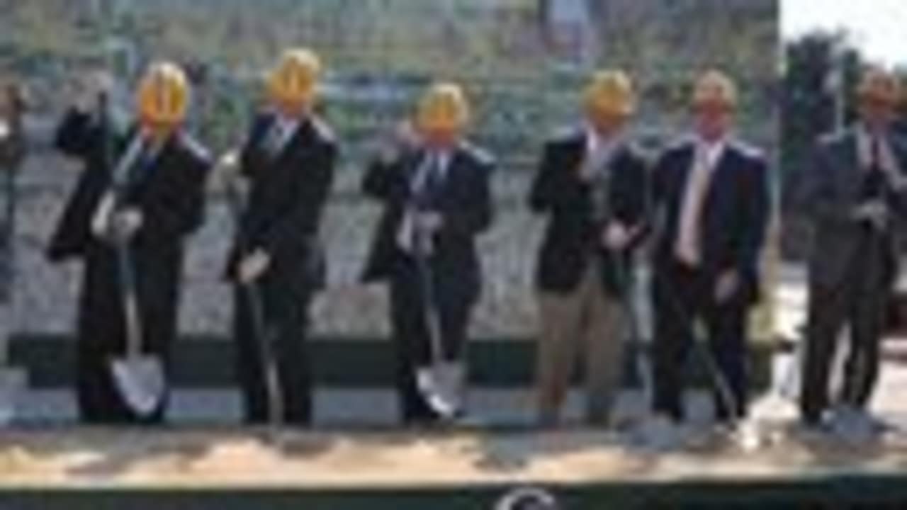 Ceremony complete, construction begins